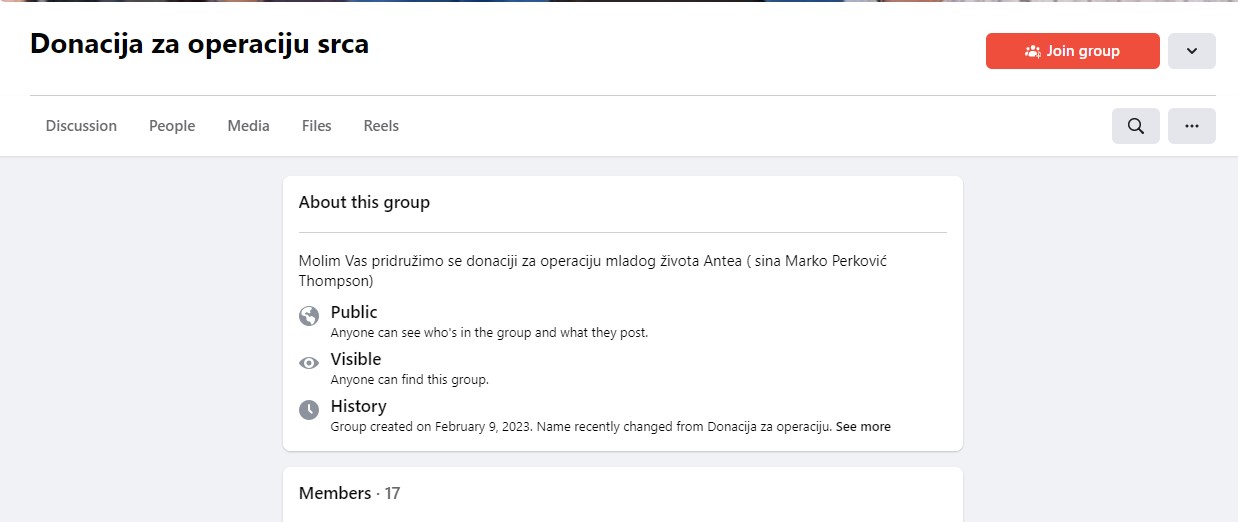 U lažnoj humanitarnoj akciji na Facebooku prikupljaju novac za sina ...